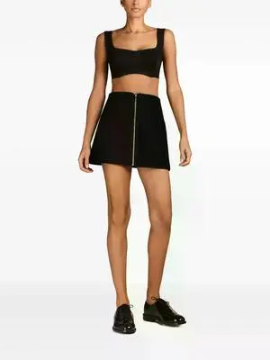 MARK-OFF Britt Ribbed Knit Miniskirt