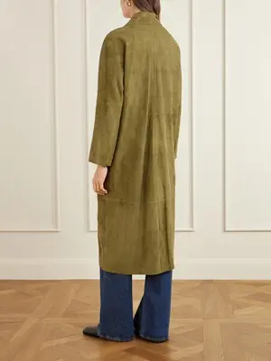 ARMA Judy Suede Coat - Green
