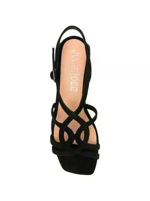 JULIE DEE Multi-strap Slingback Sandals