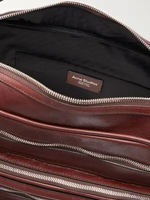 Acne Studios Leather Camera Shoulder Bag - Brown