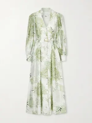Aje Reflector Organza Maxi Dress
