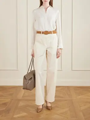 GIANVITO ROSSI 55 Suede Pumps - Neutrals