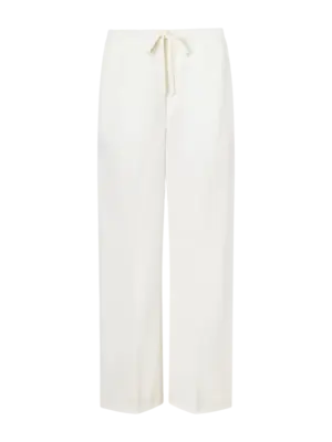 Citizens Of Humanity Aurora Cotton And Linen-blend Wide-leg Pants - White