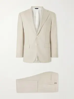 Thom Sweeney Wool Suit - Neutrals