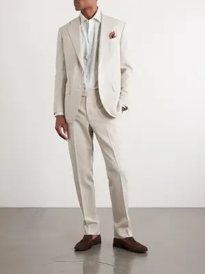Thom Sweeney Wool Suit - Neutrals