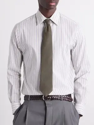 Mr P. 8cm Silk Tie - Green