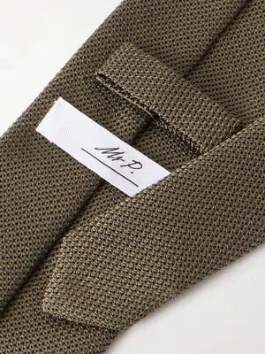 Mr P. 8cm Silk Tie - Green