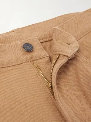 BEAMS Straight-leg Piqué Cotton Trousers