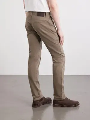 Brioni Straight-leg Cotton-blend Trousers