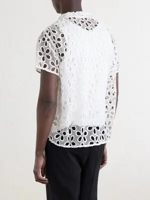 BODE Primrose Cotton-lace Shirt
