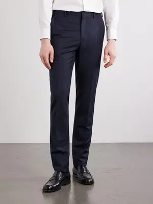Brioni Trevi Pleated Wool-mohair Blend Trousers
