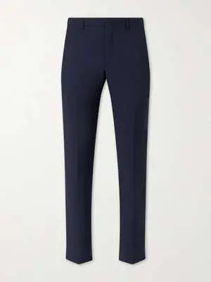 Brioni Trevi Pleated Wool-mohair Blend Trousers