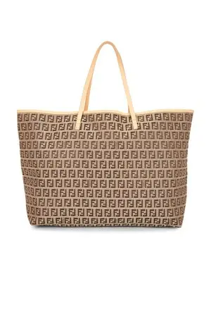 Fendi Zucchino Roll Tote Bag