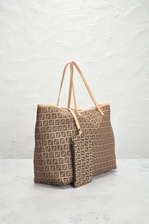 Fendi Zucchino Roll Tote Bag