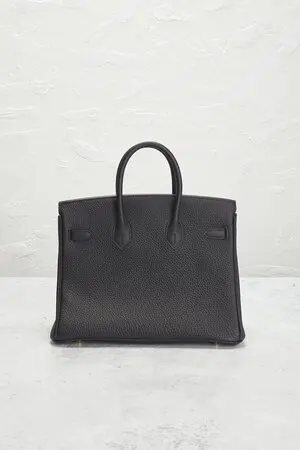 Hermès Togo Birkin 25 Handbag - Black