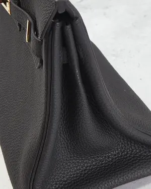 FWRD RENEW Togo Birkin 25 Handbag - Noir