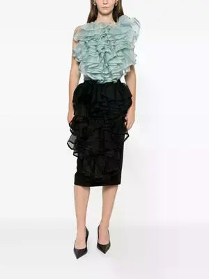 Viktor & Rolf Volant Top - Blue
