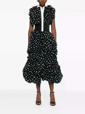 Viktor & Rolf Sleeveless Flared Midi Dress