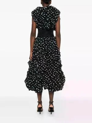 Viktor & Rolf Sleeveless Flared Midi Dress