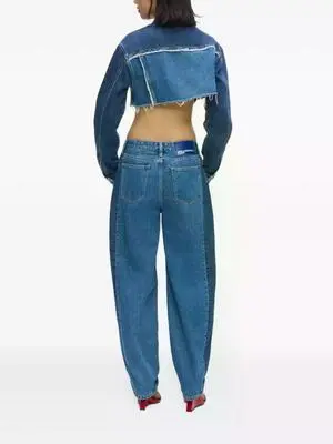 Karl Lagerfeld Panelled Barrel Jeans