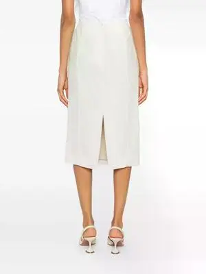 Viktor & Rolf Ruffled Detail Skirt - Neutrals
