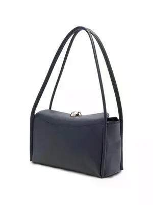 Furla Medium Nicole Pebbled-leather Boston Bag - Blue
