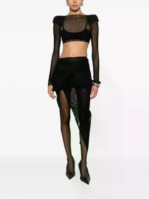 Rick Owens Zip-fastening Asymmetric Skirt - Black