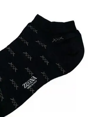 Zegna Iconic Triple X Ankle Socks