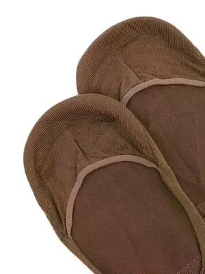 Zegna Pure Freshness Invisible Socks - Brown
