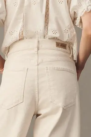 LE JEAN Petite Column Jeans - Bone