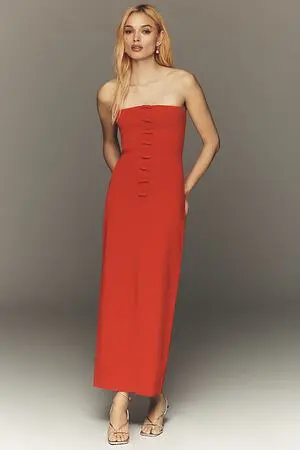 Endless Rose Strapless Bow Midi Dress