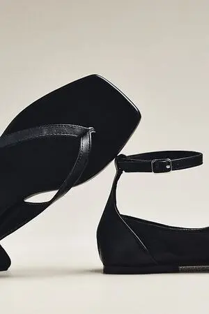 Matisse Ankle-strap Flip-flop Sandals - Black