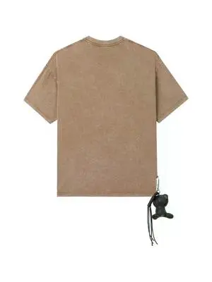 Izzue Charm-detail T-shirt - Brown
