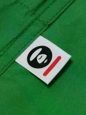AAPE BY *A BATHING APE Logo-print Drawstring Shorts - Green