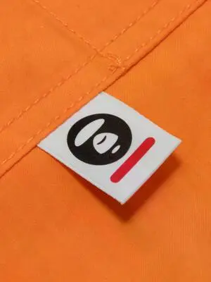 AAPE BY *A BATHING APE Logo-print Drawstring Shorts - Orange