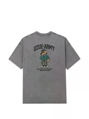 Izzue Logo-print T-shirt - Grey