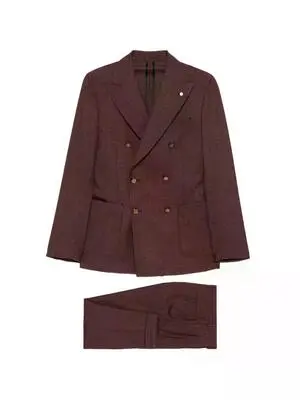LUIGI BIANCHI MANTOVA Double-breasted Suit