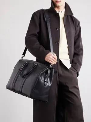 Officine Creative Quentin 009 Leather Weekend Bag - Black