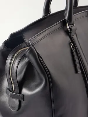 Officine Creative Quentin 009 Leather Weekend Bag - Black