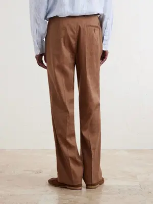 Frescobol Carioca Affonso Pleated Straight-leg Suit Trousers