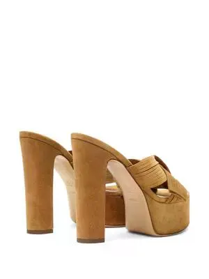 Casadei Patty Knotted Platform Sandals