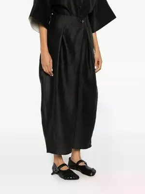 Soh Pleated Silk Trousers