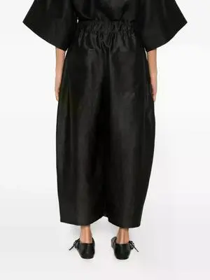 Soh Pleated Silk Trousers
