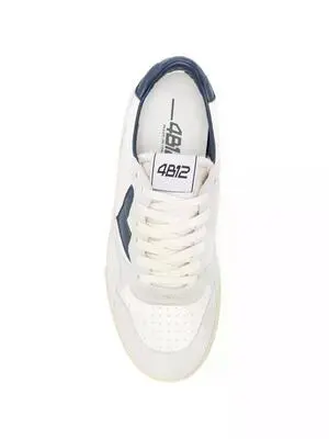 4B12 Panelled Sneakers - White