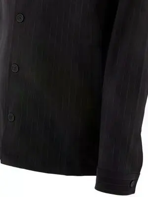 Nn07 Stripe-pattern Shirt Jacket
