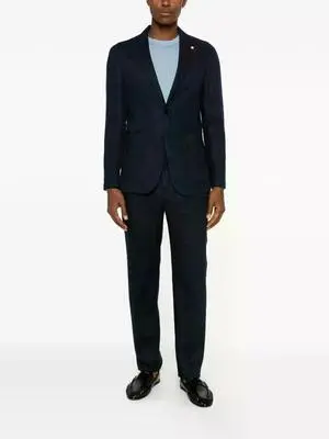 MANUEL RITZ Single-breasted Blazer - Blue