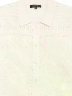 Barbara Bui Pointelle-knit Shirt