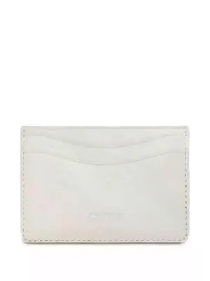 GANNI Strawberry-print Cardholder - Neutrals