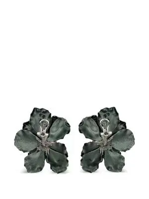 ANABELA CHAN Poppy Multi-stone Clip-on Earrings - Silver