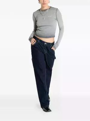 Guess Logo-embroidered Jeans